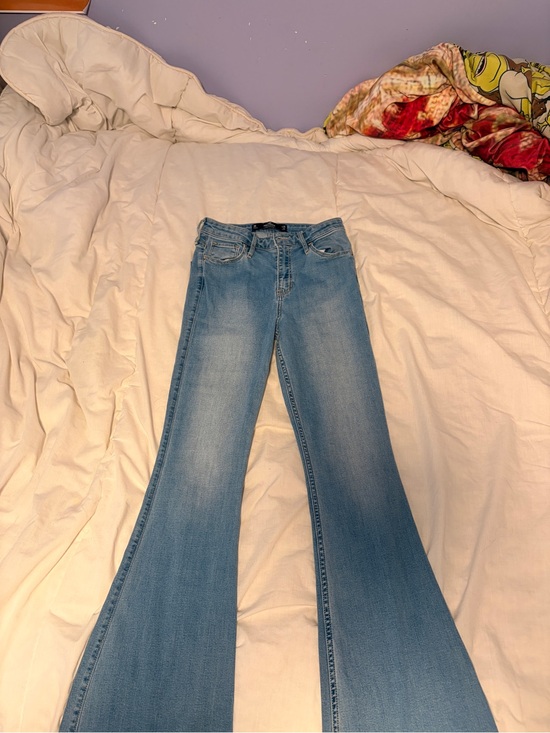 Hollister | Jeans | Hollister Light Blue Flared Womens Jeans | Poshmark